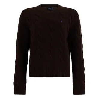 Polo Ralph Lauren Femme, Pulls, Brun, Taille: 42 FR Tricots