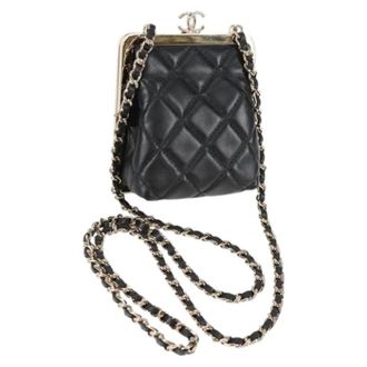 Chanel Mini sac bandouli&egrave;re Pre-owned - Femme - Pre-owned - Noir - Taille: ONE Size
