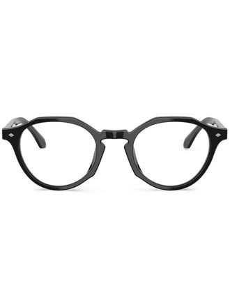 Giorgio Armani lunettes à monture ronde - Noir
