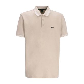 HUGO BOSS Polo Regular Fit - Homme - Tops - Beige - Taille: XS