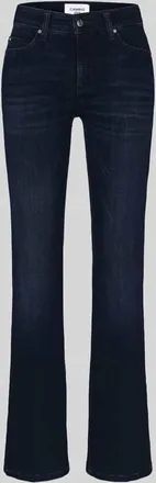 Cambio Regular Fit Bootcut-Jeans aus Viskose-Baumwoll-Mix Modell PARIS FLARED