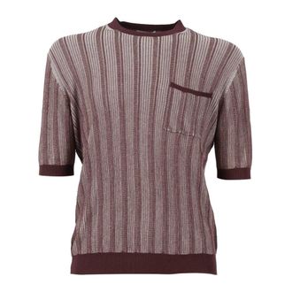 Ballantyne Rundhals-Strickware - - Knitwear - Herren - Braun - XL