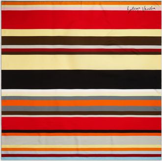 Bottega Veneta Gestreiftes Halstuch Aus Seidentwill - Bottega Veneta