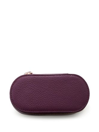 Monica Vinader bo&icirc;te &agrave; bijoux en cuir &agrave; fini grain&eacute; - Violet