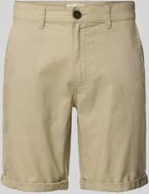 Blend Chino-Shorts aus Leinen-Mix