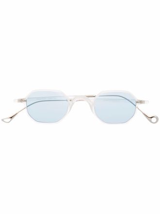 Eyepetizer lunettes de soleil &agrave; monture g&eacute;om&eacute;trique - Bleu