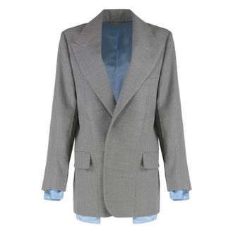 Victoria Beckham Damen, Jacken, Grau, XSGr&ouml;&szlig;e