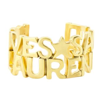 Saint Laurent Love Letters Armband - - Accessories - Damen - Gelb - M