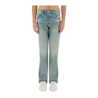 Purple Relaxed Straight Leg Jeans - - Jeans - Herren - Blau - W31