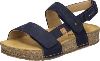 Josef Seibel Damen Riemchensandalen Hannah 02,Weite G (Normal),Freizeitschuhe,offene Schuhe,Strandschuhe,Sandaletten,flach,Ocean,40 EU