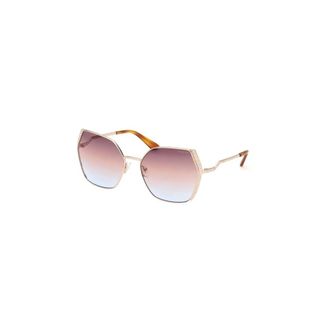 Guess Femme, Accessoires, Jaune, Taille: ONE Size Frame Round Lunettes de soleil