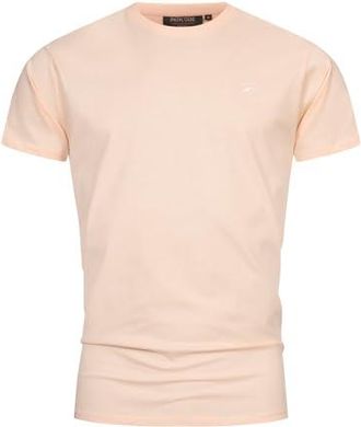 Indicode Hommes Kloge Shirt | T-Shirt à col Rond Pale Peach L