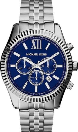 Michael Kors Homme, Accessoires, Gris, Taille: ONE Size Montre Chronographe Lexington