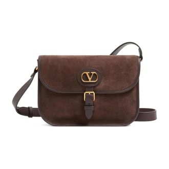 Valentino Antibes Wildleder Umh&auml;ngetasche - - Bags - Damen - Braun - ONE SIZE