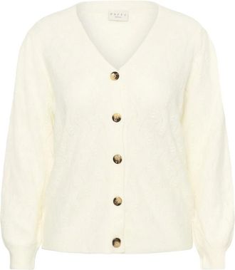 Kaffe Curve Femme, Pulls, Blanc, Taille: 40 FR Cardigans