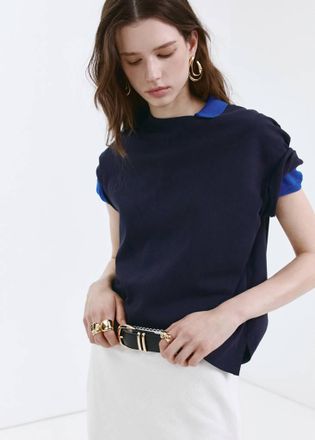 Mango Unregelm&auml;&szlig;ige ovale Ohrringe gold - Damen - Einheitsgr&ouml;&szlig;e - MANGO