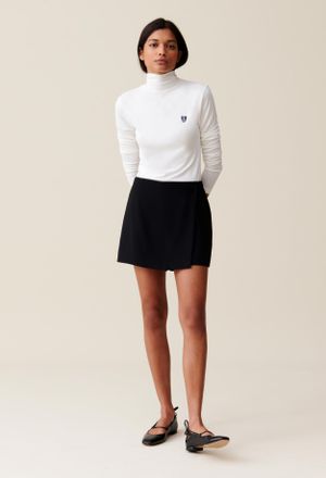 Claudie Pierlot Top Jean Toto col chemin&eacute;e