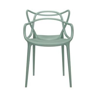 Kartell Chaise empilable Masters - Vert - Technopolymère thermoplastique recyclé - Designer Philippe STARCK with Eugeni QUITLLET