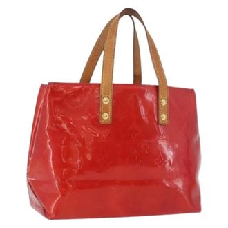 Louis Vuitton Sac &agrave; main vintage en cuir verni Pre-owned - Femme - Pre-owned - Rouge - Taille: ONE Size
