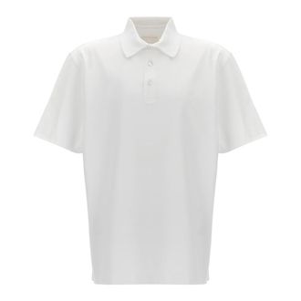 Givenchy 4G Logo Baumwoll-Polohemd - - Tops - Herren - Wei&szlig; - M