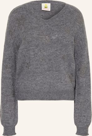 Princess Goes Hollywood Princess Goes Hollywood Pullover Mit Schmucksteinen grau
