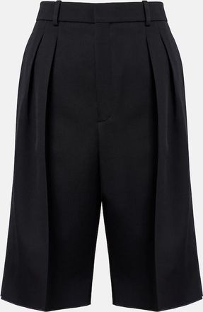 Saint Laurent Bermuda Grain De Poudre en laine