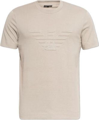 Emporio Armani Homme, Tops, Gris, Taille: L Logo T-shirt