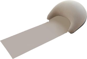 Generic Aufblasbares Kissen f&uuml;r den Strand im Freien - Strandmatte mit Sandbeweis, faltbar, Entspannung, gro&szlig;er Familienfreund, Sonnenbaden, tragbar, wasserdi