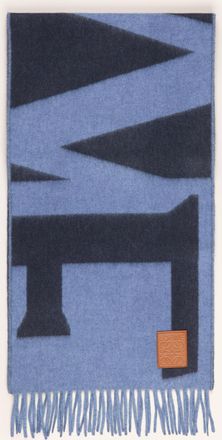 Loewe Cashmere-Schal blau