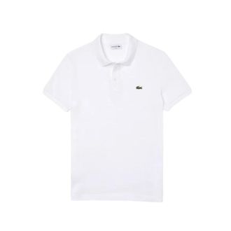 Lacoste Slim Fit Polo Shirt Kurzarm - - Tops - Herren - Wei&szlig; - S