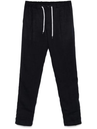 Pantaloni Torino pantalon &agrave; design pliss&eacute; - Bleu