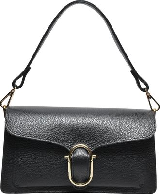 Anna Luchini Schwarz Rindsledertasche
