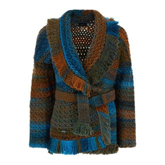 Alanui Cardigan ceintur&eacute; Kauai Shades - Femme - Pulls - Multicolore - Taille: 40 FR