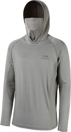 Bassdash UPF 50+ Chemise de p&ecirc;che &agrave; Manches Longues avec Masque UV pour Homme