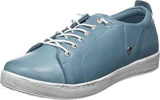 Andrea Conti Bottes pour Femme Basket, pétrole, 35 EU