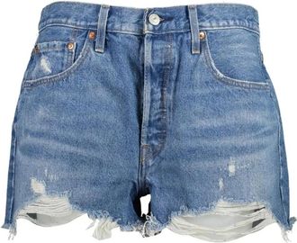 Levi's Femme, Shorts, Bleu, Taille: W27 Classic Casual Denim Shorts