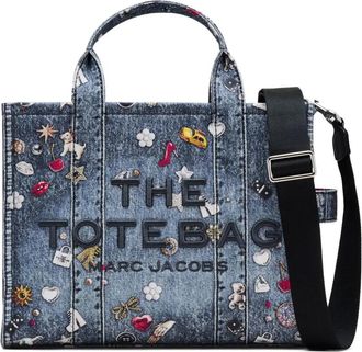 Marc Jacobs sac cabas Tote Trompe médium - Bleu