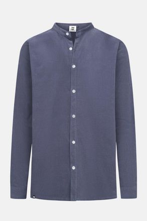 Hanseheld Cordhemd Herren Blau-Grau