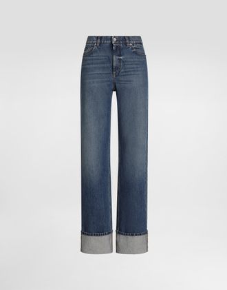 Dolce & Gabbana 5-pocket-jeans Aus Denim - Frau Denim Mehrfarbig 48
