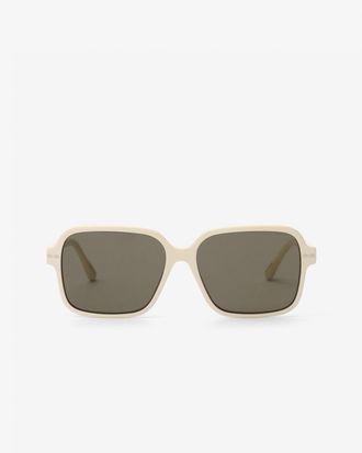 Isabel Marant Lunettes De Soleil Loelia - Femme - Beige - Grey - - Isabel Marant