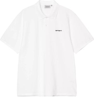 Carhartt Work in Progress Homme, Tops, Blanc, Taille: L Polo Chemises