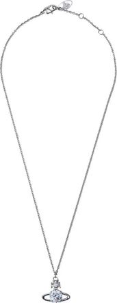 Vivienne Westwood Femme, Accessoires, Gris, Taille: ONE Size Agnatha Bas Relief Pendant Necklace