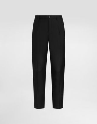 Dolce & Gabbana Hose Aus Schurwolle - Mann Hosen Und Shorts Schwarz 46