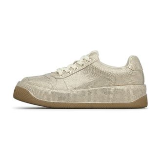Loriblu Sneakers in Crosta Gold mit Kristallen all-over - - Shoes - Damen - Gelb - 39 EU