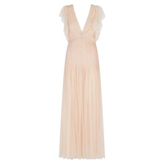 Elisabetta Franchi Red Carpet Kleid aus T&uuml;ll - - Dresses - Damen - Rosa - S