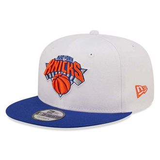 New Era NBA New York Knicks White Crown Team 9Fifty Snapback Cap Farbe Wei&szlig;, Gr&ouml;&szlig;e M-L