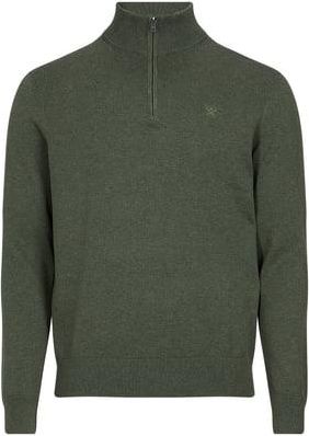 Hackett Pull col zipp&eacute; en coton