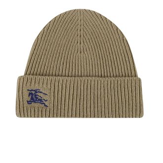 Burberry unisex, Accessoires, Vert, Taille: ONE Size Equestrian Knight Cashmere Beanie