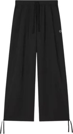 Kenzo Femme, Pantalons, Noir, Taille: 42 FR Wide Pantalons