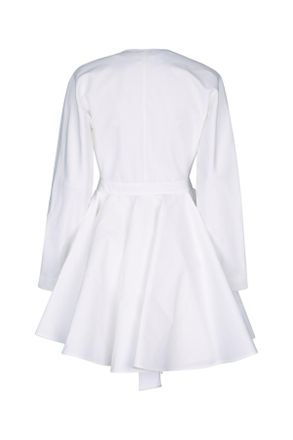 Alaia Womens Dress White Cotton